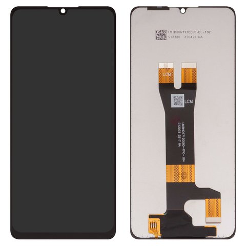 LCD compatible with ZTE Blade A36, Blade A56, (black, without frame ...