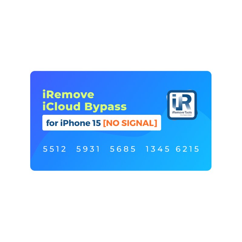 iRemove iCloud Bypass for iPhone 15 [NO SIGNAL] - GsmServer